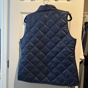 kate spade | Jackets & Coats | Nwt Kate Spade Quilted Vest Navy Blue ...